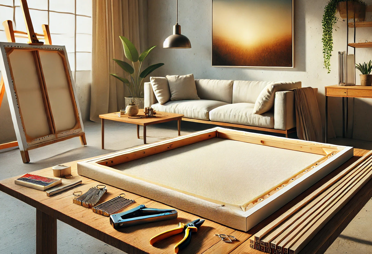 How To Stretch A Canvas: Step-by-Step – Hunn Donn Art